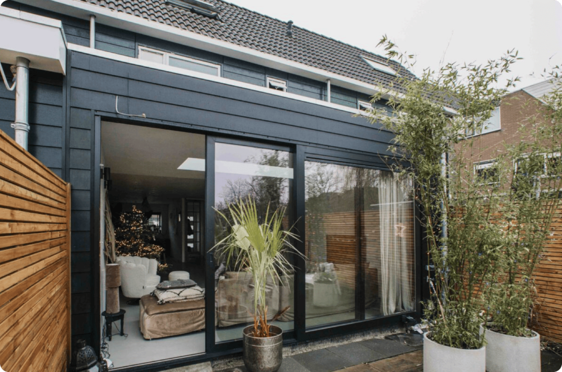 Houten uitbouw – Zelf online ontwerpen – De Prefabriek