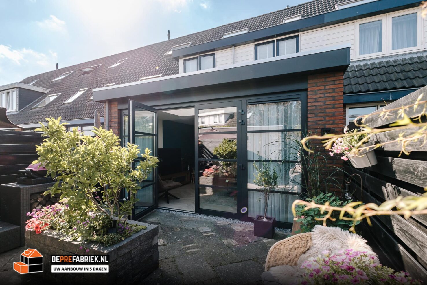 Prefab berging op maat - Gegarandeerd in 5 dagen plaatsing